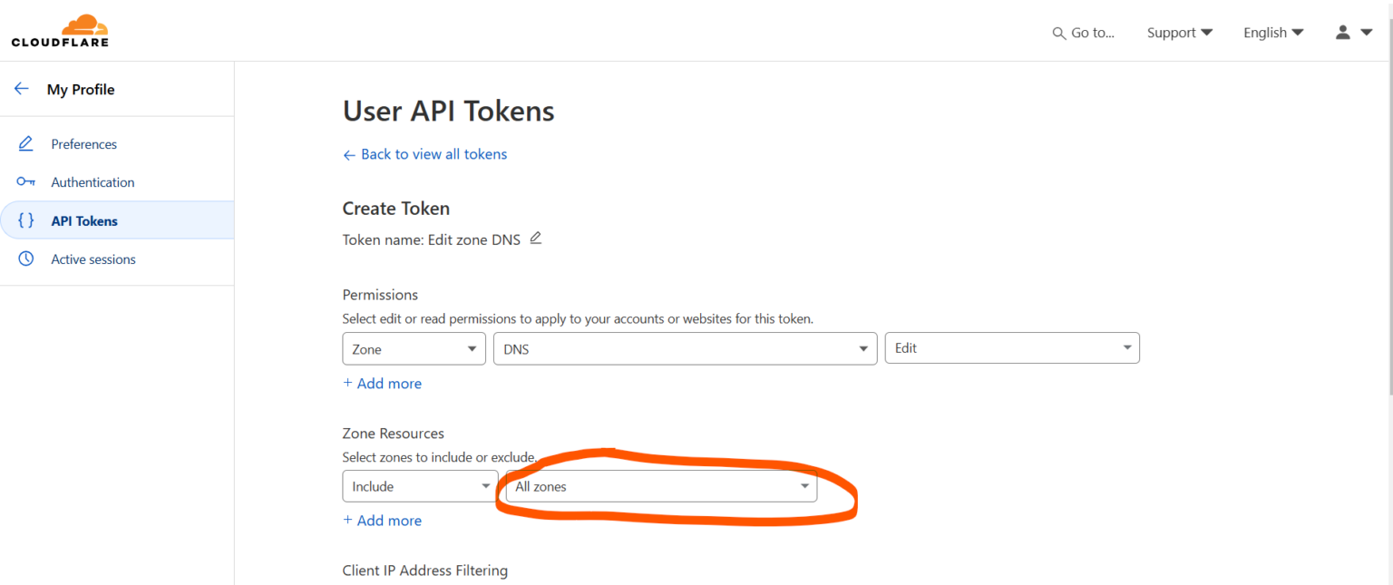 Cloudflare DDNS to self host under a dynamic IP – Alex Mihai