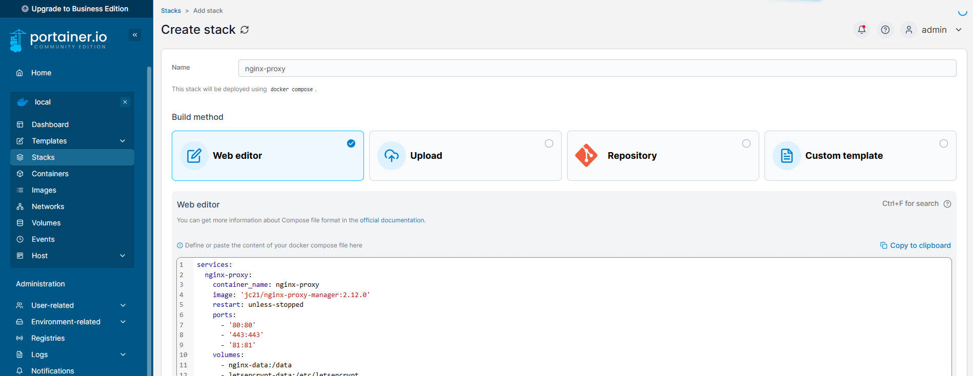 Install Nginx Proxy Manager using Docker Compose – Alex Mihai