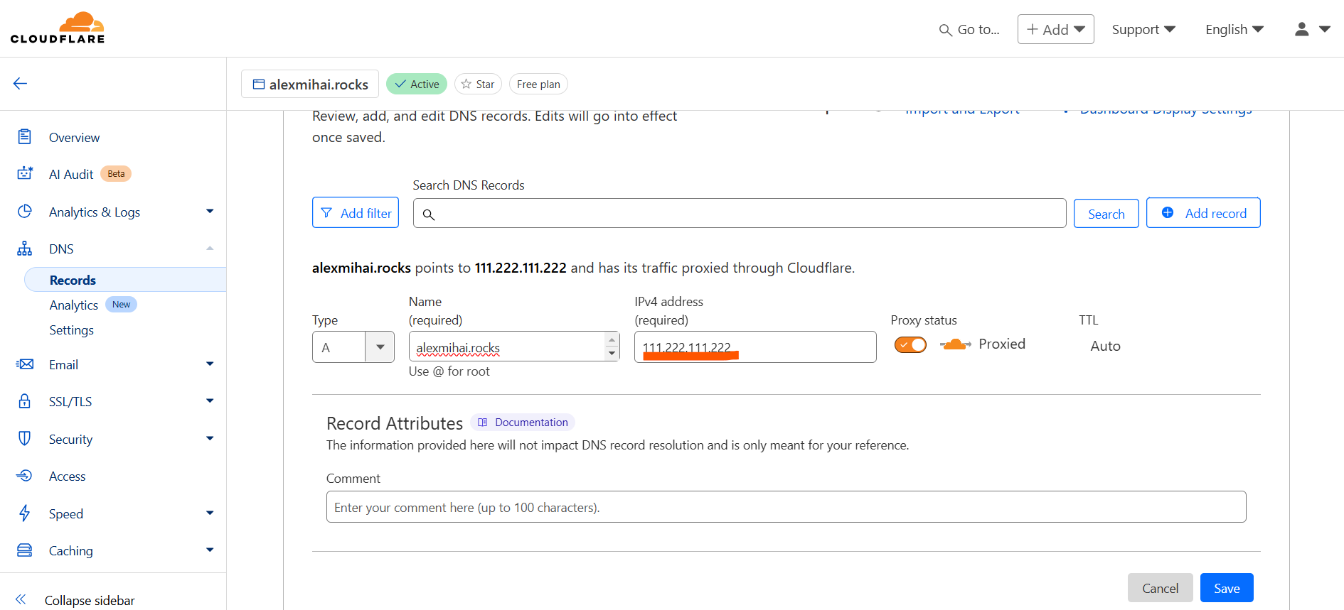 Self host using Nginx Proxy Manager, Let’s Encrypt and Cloudflare – Alex Mihai